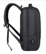China Customizable Logo Blue Black Anti-Theft Waterproof Nylon Lined Laptop Backpack for Business Travel 20-39 Litre Capacity for sale