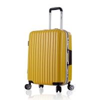 China Anti-Theft Zipperless Hardshell Carry-On Suitcase with TSA Lock for sale