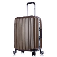 China Anti-Theft Zipperless Hardshell Carry-On Suitcase with TSA Lock for sale