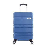 China Horizontal Ribbed Hard Shell Suitcase in Green / Beige / Blue / Black for sale