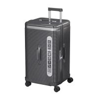 China Design Fashion Travel Bags Luxury 20 Inch PC 4 Spinner Carry-On Luggage with Silent Wheels and Front Open Feature TSA Lock for sale