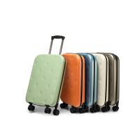 China 4*360 Degree Silent Wheel PC Hard-shell Suitcase Environmentally Friendly Trolley Case Renewable Materials Carry-on Luggage for sale