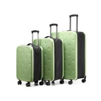 China Foldable Textured Hard Shell Suitcase for sale