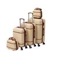 China Experience Convenience with Spinner Caster Vintage Hard Shell Carry-On Suitcase Luggage Set PC Boarding Cabin Trolley for sale