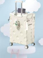 China Multifunctional Suitcase with 3D Textured Shell Design for sale