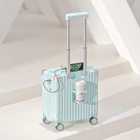 China Scratch-Resistant Sit-On Aluminum Frame Carry-On Suitcase for sale