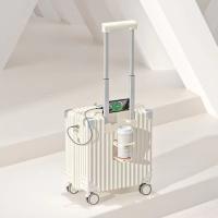 China Scratch-Resistant Sit-On Aluminum Frame Carry-On Suitcase for sale
