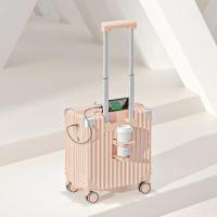 China Scratch-Resistant Sit-On Aluminum Frame Carry-On Suitcase for sale