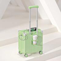 China Scratch-Resistant Sit-On Aluminum Frame Carry-On Suitcase for sale