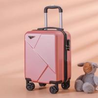 China 14-Inch Geometric Carry-On Suitcase with Removable Wheel for sale