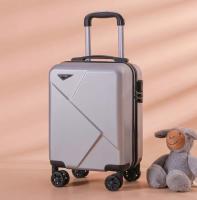 China 14-Inch Geometric Carry-On Suitcase with Removable Wheel for sale