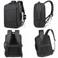 China Unisex Fashionable Black Anti-Theft Waterproof Lightweight Laptop Backpack with RFID GPS USB Solar Panel and Materials for sale