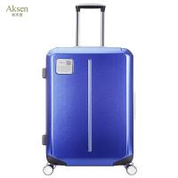 China Zipper Closure Luxury 20-inch Aluminum Business Suitcase with Spinner Caster Scratch-resistant Lightweight PC Modern Style Carry-on Luggage for sale
