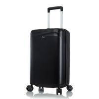 China Aluminum Telescopic Rod Handle Hand Carry Green Cabin Spinner Suitcase With Fingerprint TSA Lock for Business Travel for sale