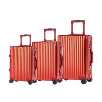 China Modern Travel Companion TSA Lock and 360° Spinner Wheels on Lightweight Aluminum Frame Rolling Luggage for Holiday Trips for sale
