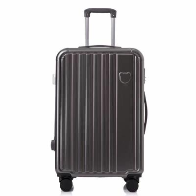 China Durable Students' 20-Inch Durable Luggage Case with Mute Universal Wheel and Combination Lock Aluminum Fresh Small Suitcase Set for sale