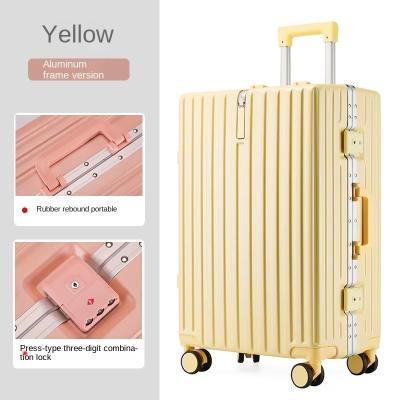 China Universal Wheel Boarding Box for Travel Trendy Unisex Aoxin Paul Luggage Suitcase 20 24 26-Inch PC Trolley Aluminum Trolley for sale