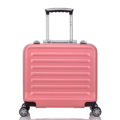 China Aluminum Frame Luggage Suitcases with 4 Spinner Wheels and Customized Design for sale
