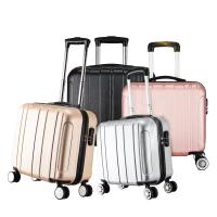 China Compact Ribbed Carry-On Suitcase for sale