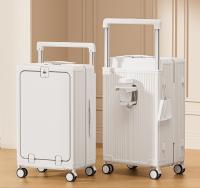 China Wide-Handle Expandable Suitcase for sale