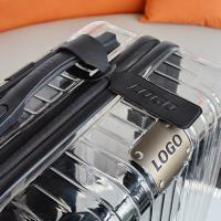 China Transparent Showcase Trolley Suitcase for sale