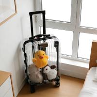 China Transparent Showcase Trolley Suitcase for sale