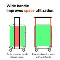 China 20 inch Wide-Handle Zipperless Front-Opening Suitcase for sale