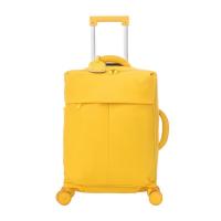 China 20 24 Inch Twill Nylon Luggage Suitcase USB Charging Front Opening Lightweight Carry on Luggage for sale