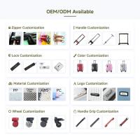 China 20 24 Inch Twill Nylon Luggage Suitcase USB Charging Front Opening Lightweight Carry on Luggage for sale