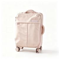 China 20 24 Inch Twill Nylon Luggage Suitcase USB Charging Front Opening Lightweight Carry on Luggage for sale