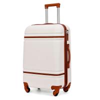 China High Quality PC Luggage 4pcs Sets Vintage Travel Suitcase Classical Carry on  Light Weight Suitcase Luggage Waterproof Baggage TSA Lock Hard Side Luggage for sale