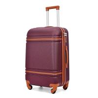 China High Quality PC Luggage 4pcs Sets Vintage Travel Suitcase Classical Carry on  Light Weight Suitcase Luggage Waterproof Baggage TSA Lock Hard Side Luggage for sale