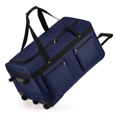 China 2 - Way Carry Rolling Duffel Bag with Multi-Pocket for sale