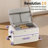 China Wide Teolley Front-opening Luggage for sale