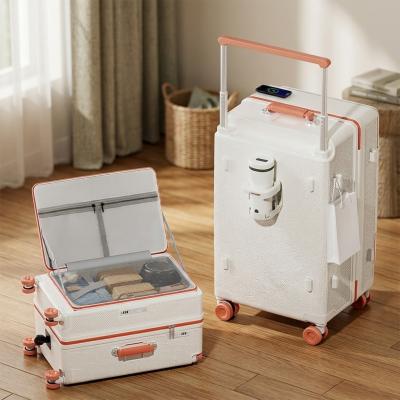 China Wide Teolley Front-opening Luggage for sale