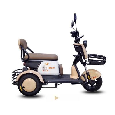 China Adult Electric Tricycle with Child Seat 48V 20Ah 800W Cute Electric Motorcycle for Passenger for sale
