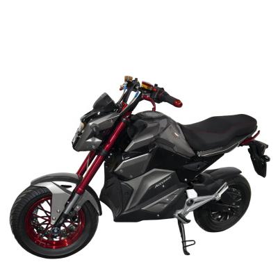 China 10 Inch Electric Motorcycle 2000W 72V 80km/h Speed 70km Range Travel Race Scooter for sale