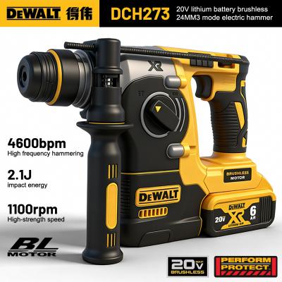 China Shock Resistant DEWALT Hammer Drill Rechargeable Dewalt 20V Tools for sale
