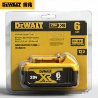 China CE Certificate Lithium Battery Dewalt 20V 6Ah 8000 Cycles DCB206 With Box Package for sale