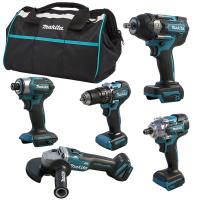 China 6Pcs Makita Brushless Combo Multifunctional Makita 6 Piece Combo Kit for sale