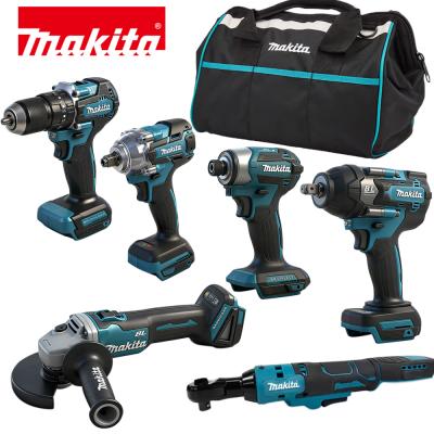 China 6in1 Makita Cordless Tool Kit Lithium Makita Battery Set OEM ODM for sale