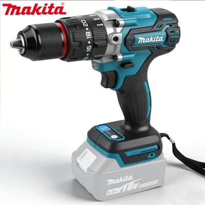 China Makita Multifunctional 3 in 1 Lithium Battery Two-Speed Hammer Drill Home Wireless Brushless Motor Electric Tool Impact Drill for sale