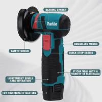 China Makita 12V Lithium Battery Rechargeable Cutting Power Tools 3-inch Grinding Disc Mini Lithium Battery Hand Makita Grinder Angle Grinder for sale