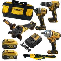 China 8 Pieces Dewalt Tool Set 5.0ah Batteries Dewalt Combi Set Customized for sale