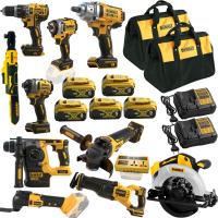 China 18 In 2 Dewalt 20V Set Rechargeable Dewalt Brushless Combo RoHS UL for sale
