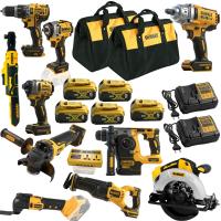 China 18 In 1 Dewalt Tool Set Cordless Drill Set 18V 20V With 5.0Ah Batteries for sale