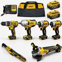 China Customized Dewalt 20v Combo Kit Cordless Electric Battery Tool Set 9 In 1 for sale