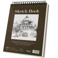 China A5 Spiral Bound Sketch Book 100 Sheets Acid Free Drawing Paper 9x12 Inches for Artists for sale