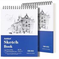 China A5 Spiral Bound Sketchbook 100 Sheets Acid Free Drawing Paper 9x12 Inches for Adults Teens for sale