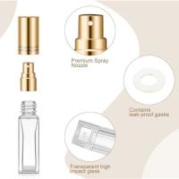 China Leak Proof Glass Perfume Spray Bottle 30ml 50ml 100ml with Metallic Aluminum Caps Custom Logo for sale